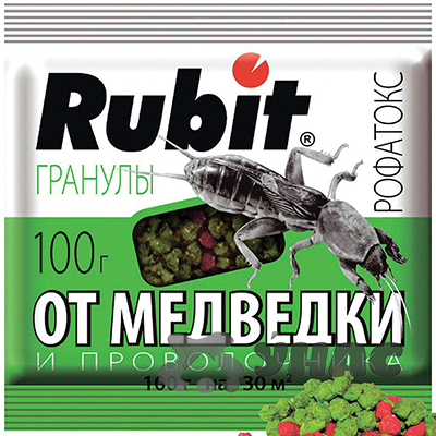 РУБИТ гранулы от медведки, проволочника 100г х50 – купить оптом от ...