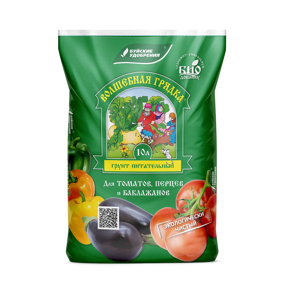 Купить Грунт Волшебная грядка "Томат,перец,баклажан" 10л БХЗ (4/168 ...